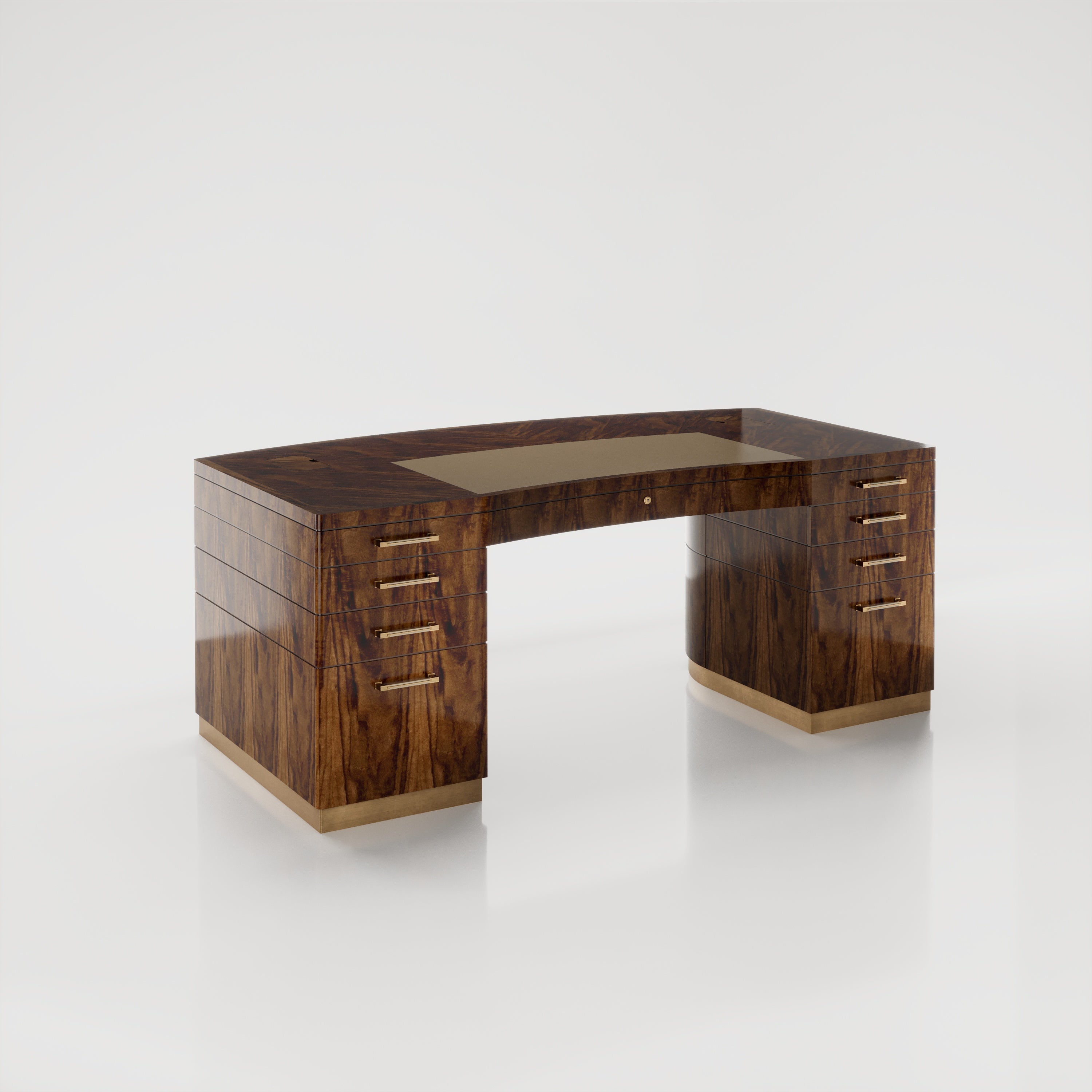 Odyssey Desk - Walnut | Bespoke Design & Luxury Furniture | LINLEY