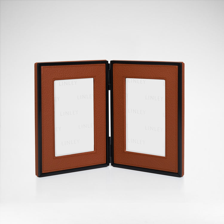 Mayfair Noir Dual Photograph Frame | Luxury Home Accessories | LINLEY