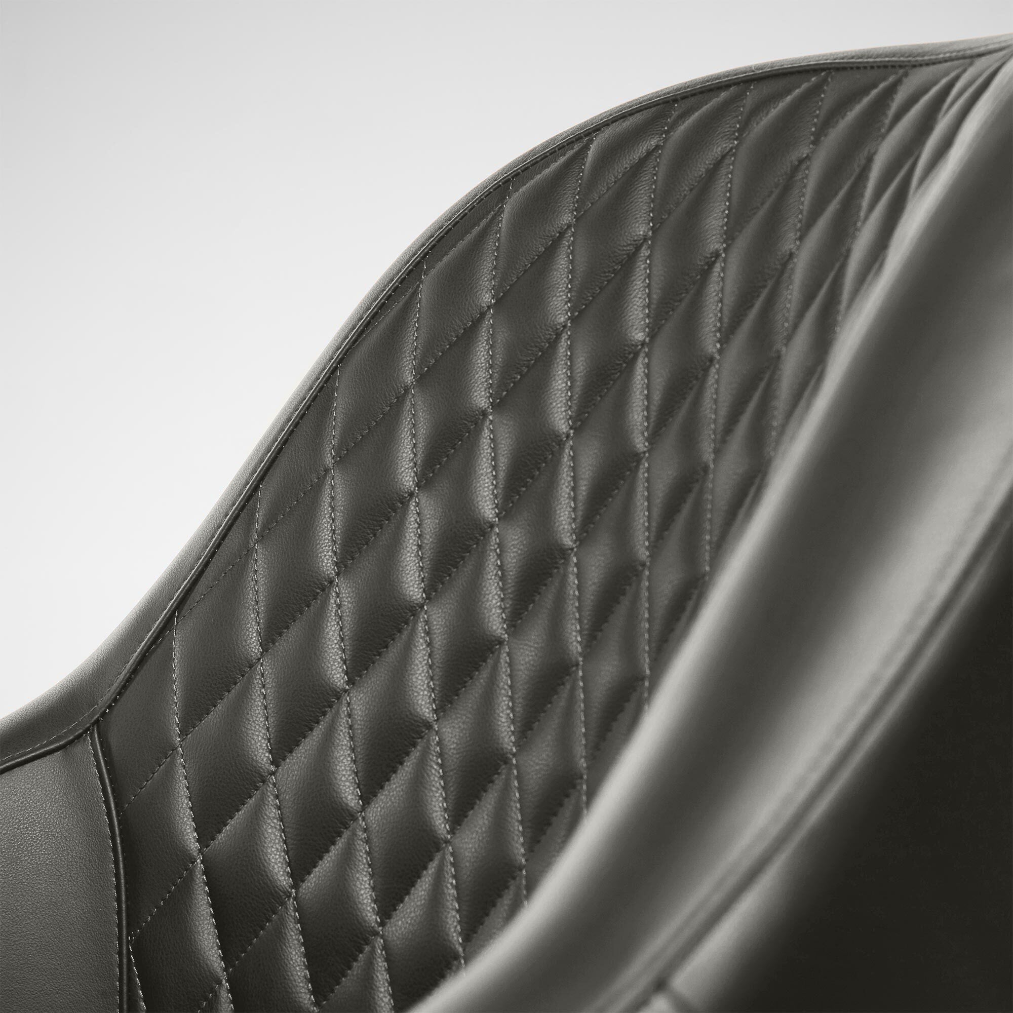 Riviera Quilted Desk Chair | Designer Furniture | LINLEY