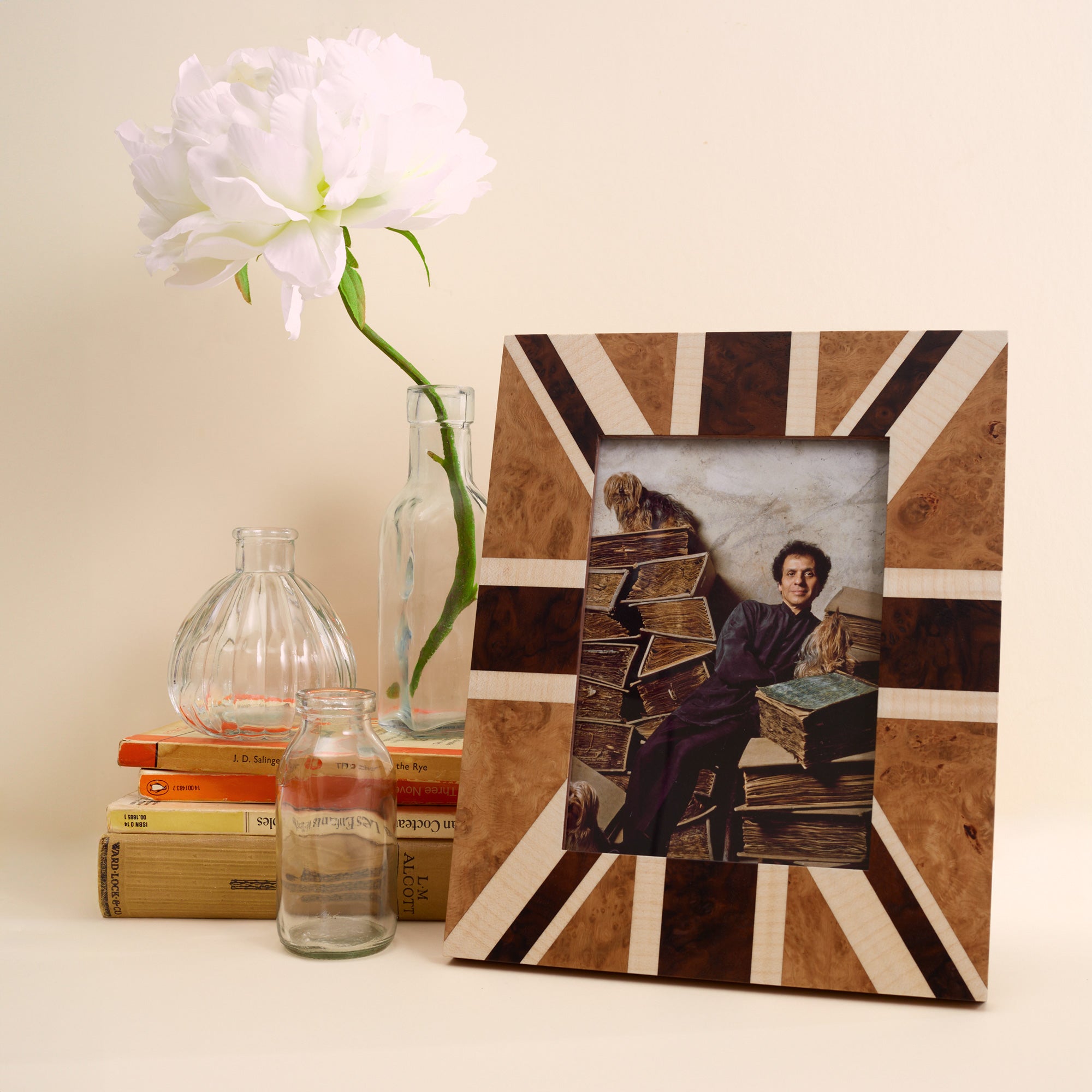 Union Jack Walnut Photograph Frame | Luxury Home Accessories | LINLEY