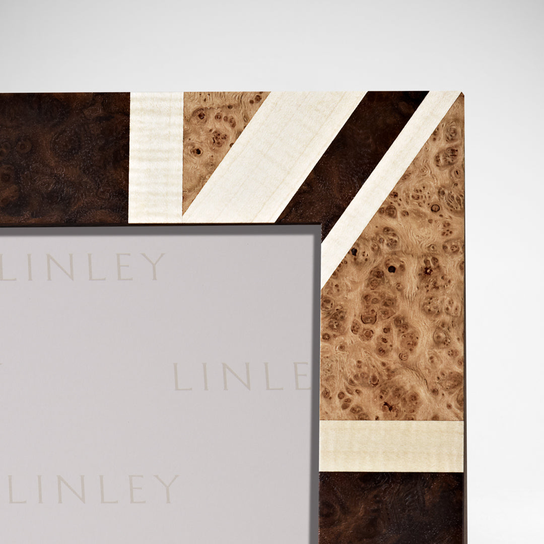 Union Jack Walnut Photograph Frame | Luxury Home Accessories | LINLEY