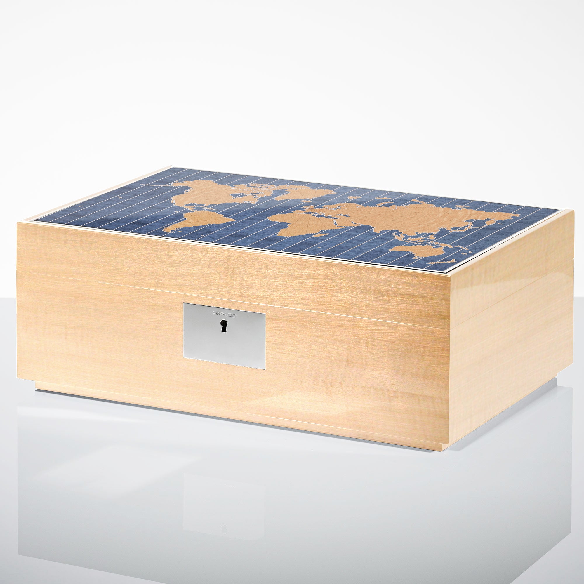 World Map Box | Luxury Home Accessories & Gifts | LINLEY