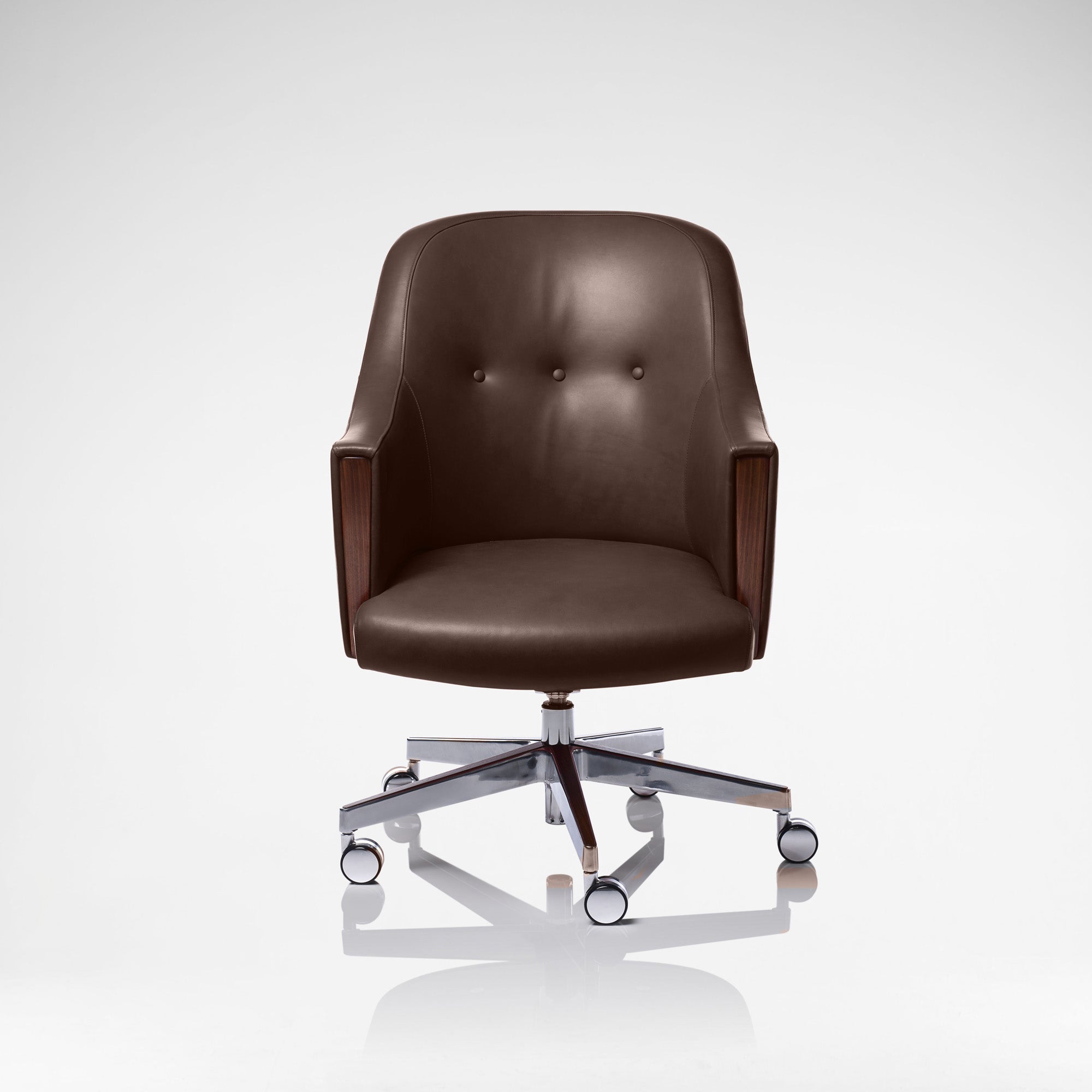 Riviera Buttoned Desk Chair | Designer Furniture | LINLEY