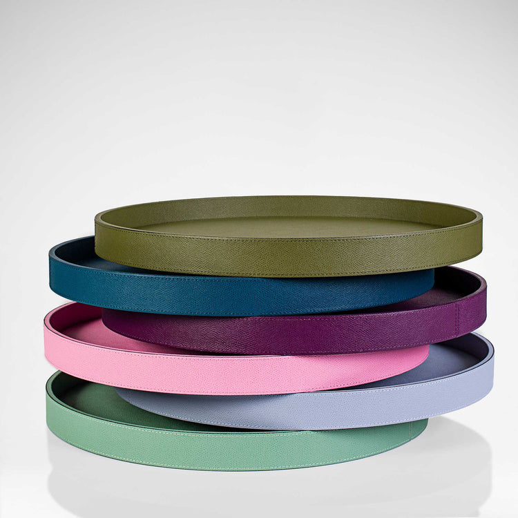 Ebury Round Tray | Luxury Home Accessories & Gifts | LINLEY