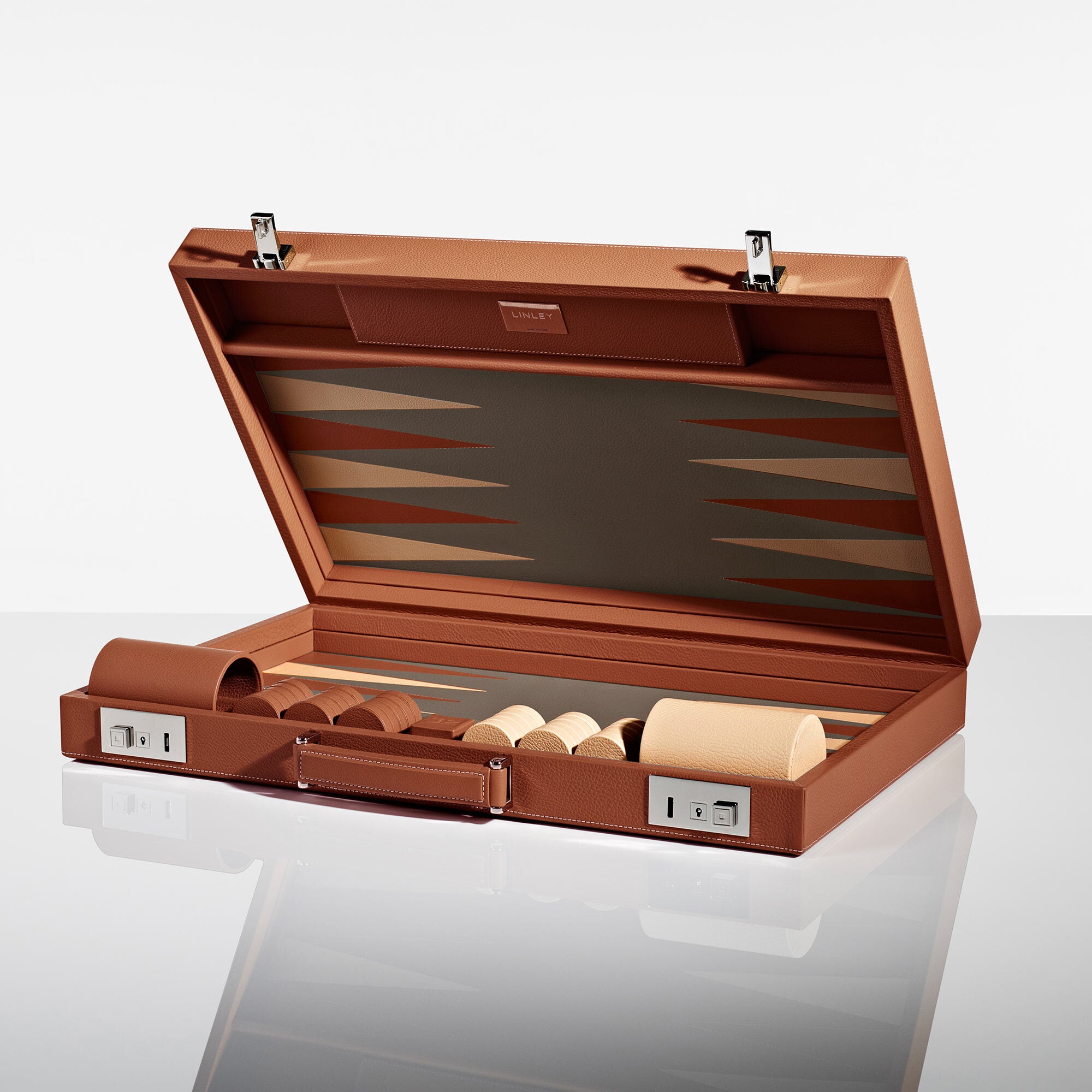 Mayfair Backgammon Case | Luxury Home Accessories & Gifts | LINLEY