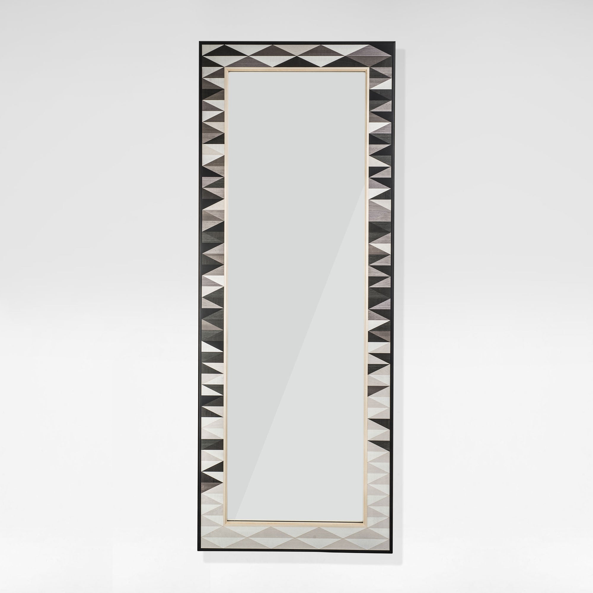 Henley Triangle Monochrome Full Length Mirror | LINLEY