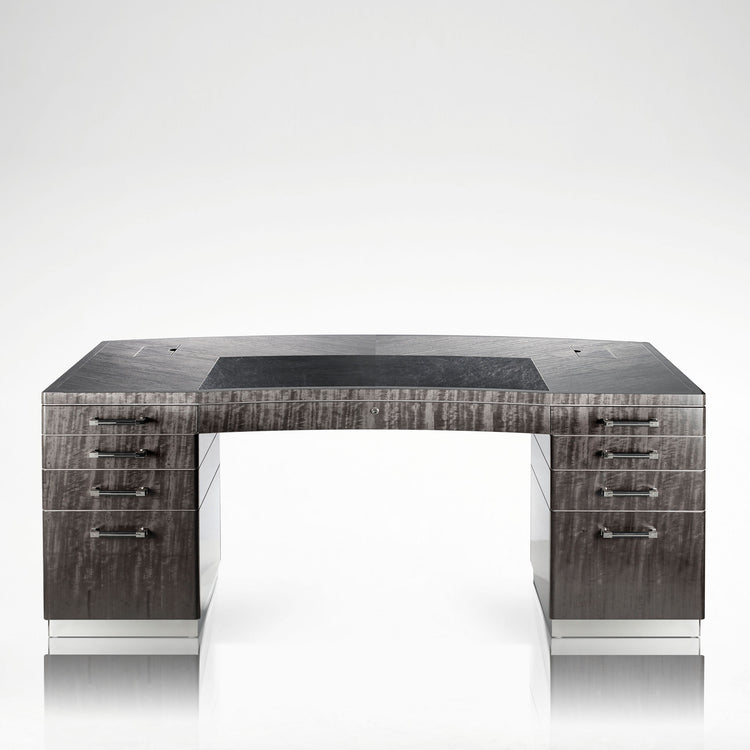 Odyssey Desk - Grey | Bespoke Design & Luxury Furniture | LINLEY